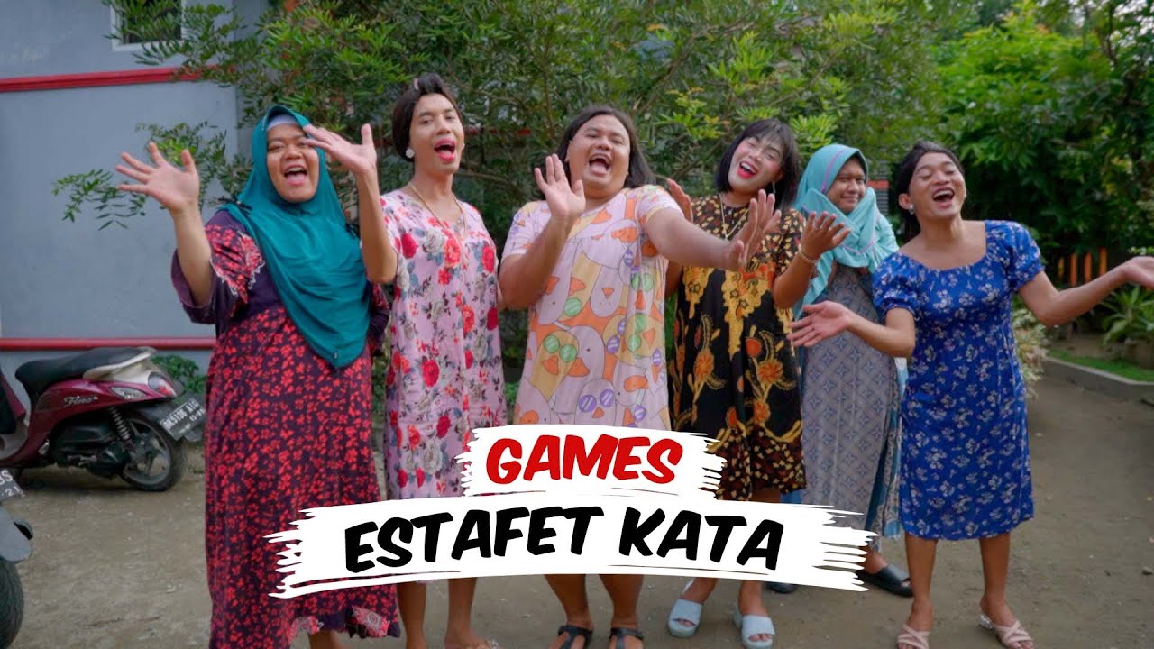 ESTAFET KATA || GAMES WARINTIL TEAM BARBAR - YouTube
