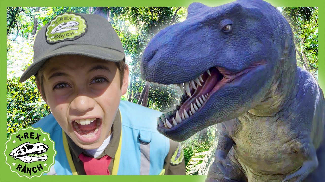 Park Rangers Search for the BIGGEST Animal Ever! T-Rex Ranch Dinosaur ...