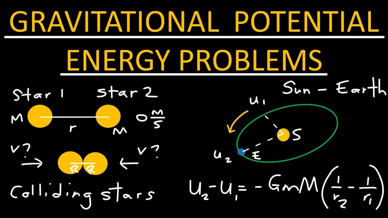 Problems on Gravitational Potential Energy - Physics - YouTube