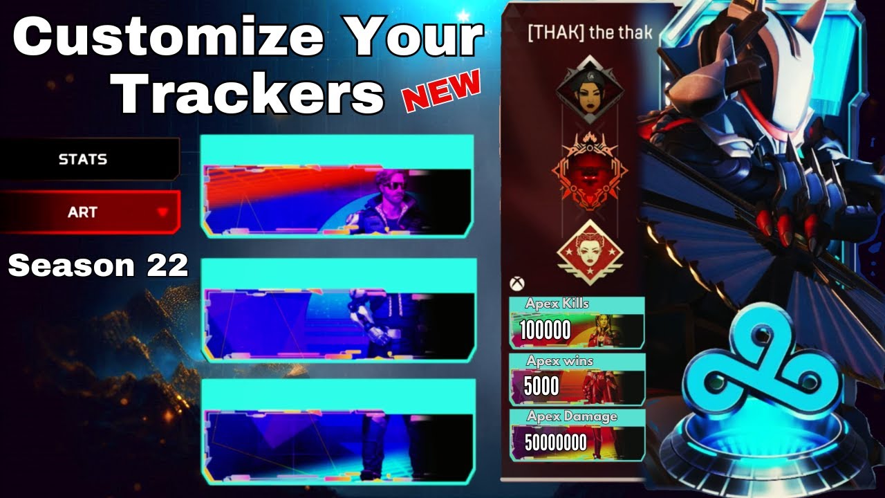 How To Customize Art for Stats in Apex Legends Season 22 - YouTube