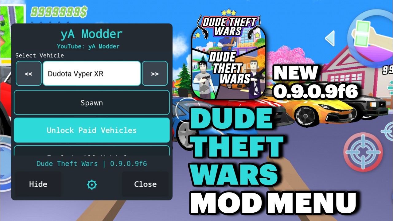 Dude Theft Wars v0.9.0.9f6 Mod Menu God Mode, TP To Marker, Unlock All ...