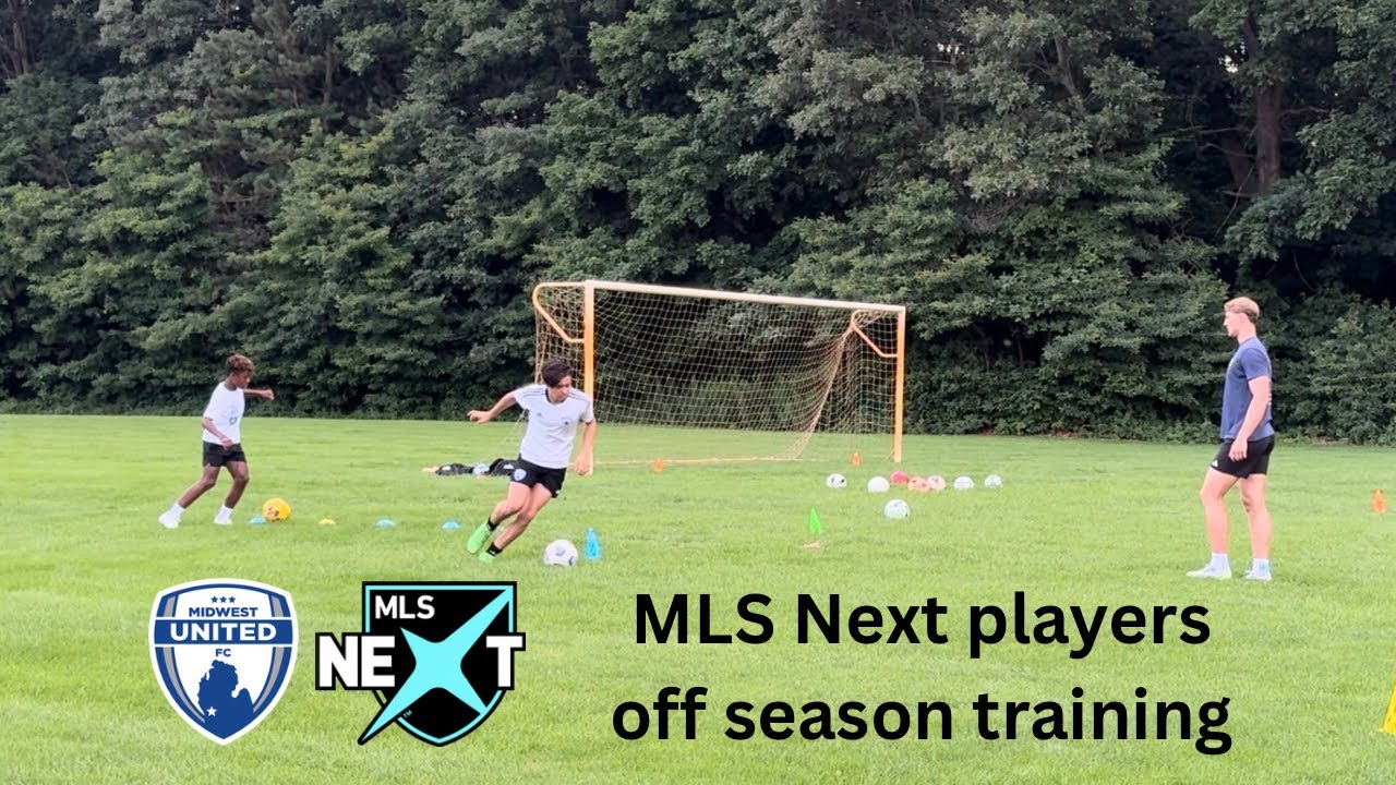 MLS Next players off season soccer training - YouTube