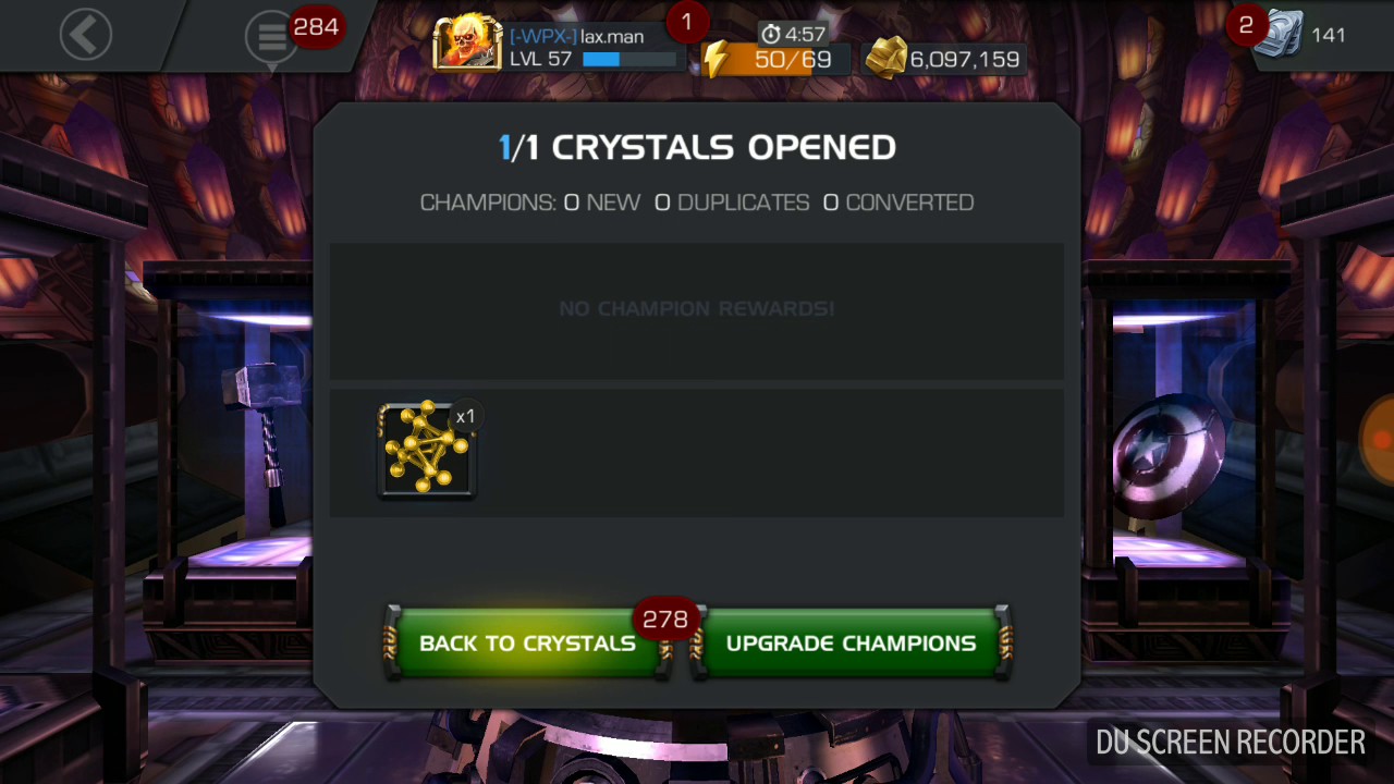 Mcoc class Crstal with 5* crstal open - YouTube