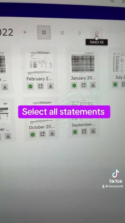 12 months bank statements into a single Excel file 👌 easy as 1,2,3 with Oscar! - YouTube