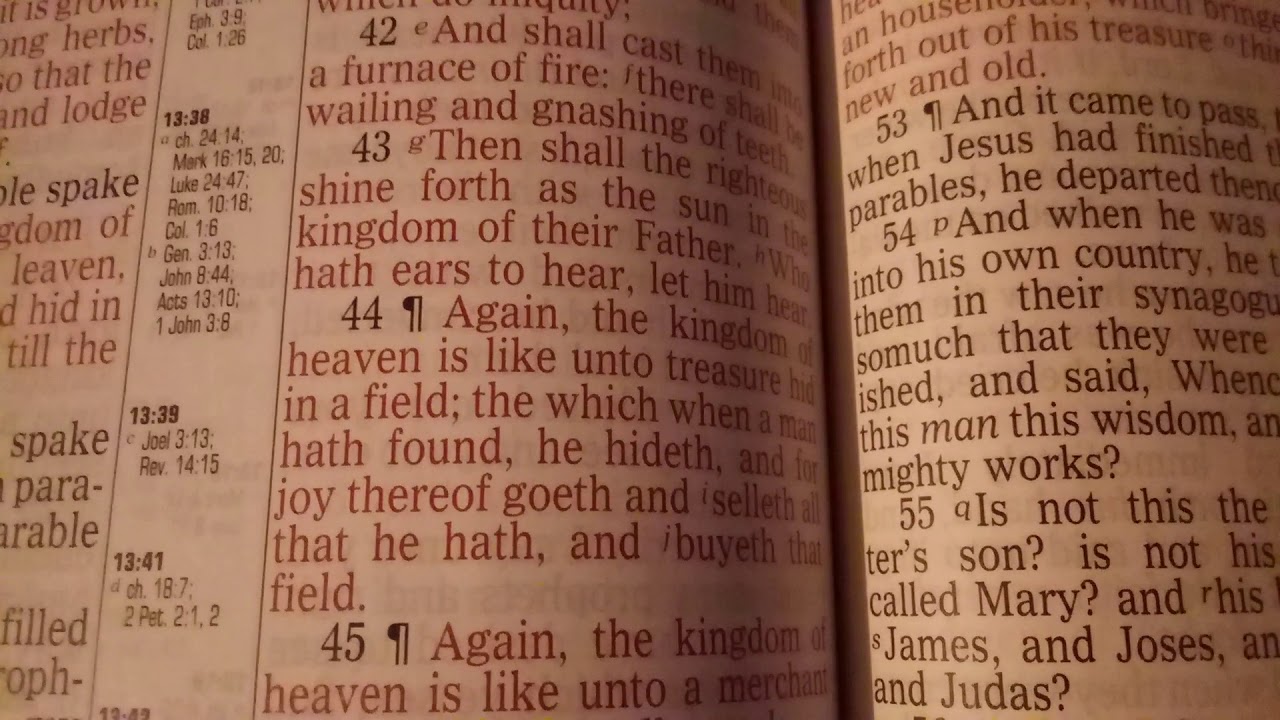 King James Bible Joseph Martelli josephmartelli7777@gmail.com - YouTube