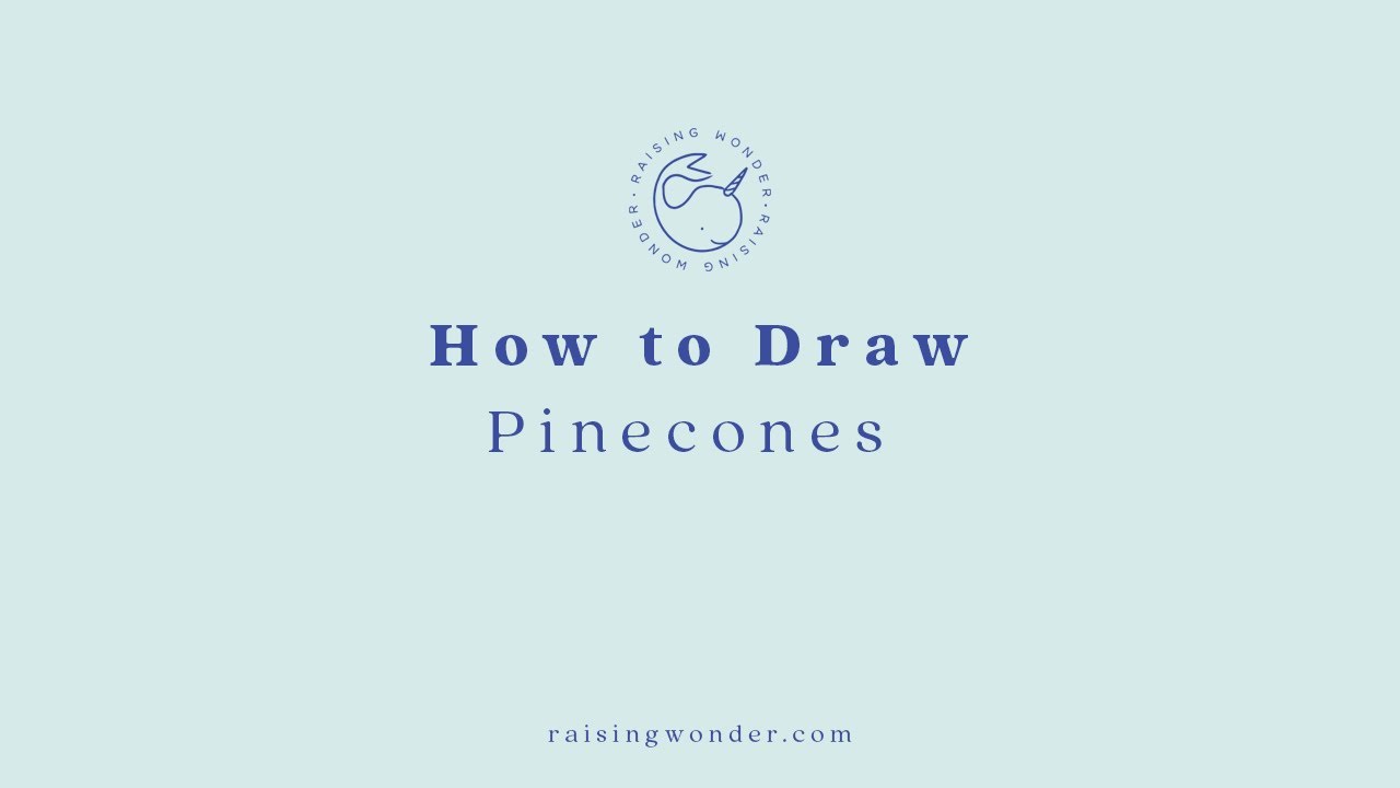 HOW TO DRAW A PINECONE - YouTube