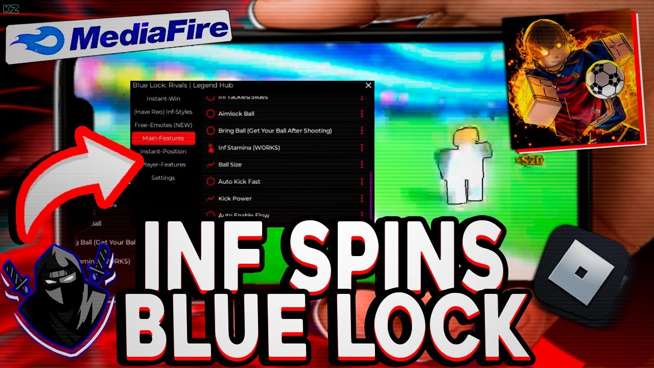 Blue Lock: Rivals SCRIPT - Infinite Spins, Auto Win, Unlock Vip ...