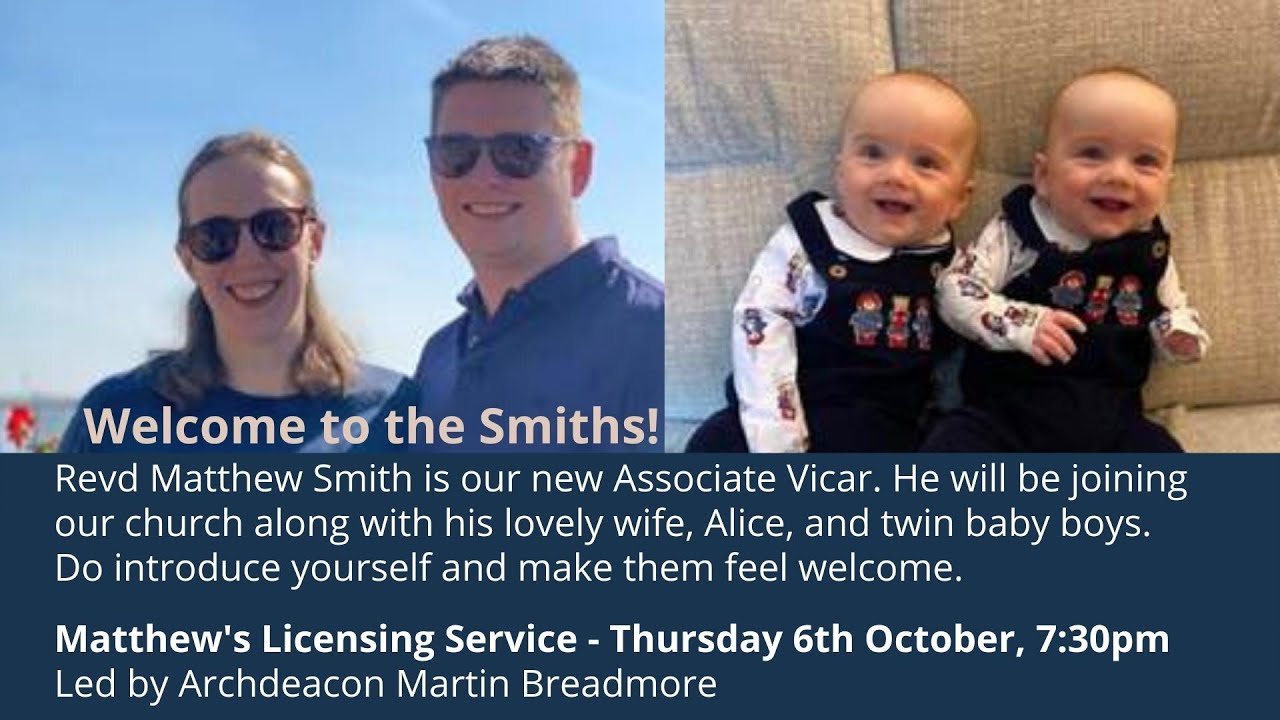 The Licensing of Revd Matthew Smith - YouTube