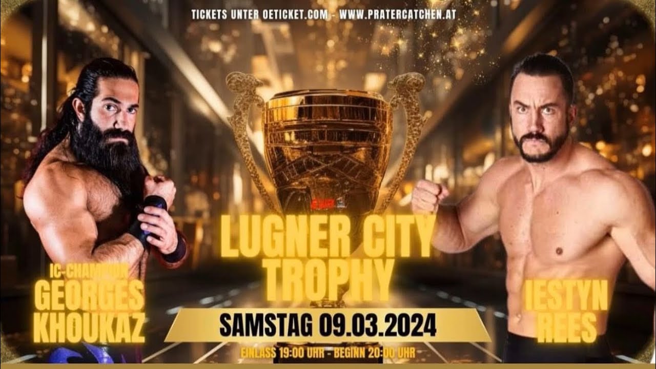 Georges Khoukaz vs iestyn rees intercontinental championship title ...