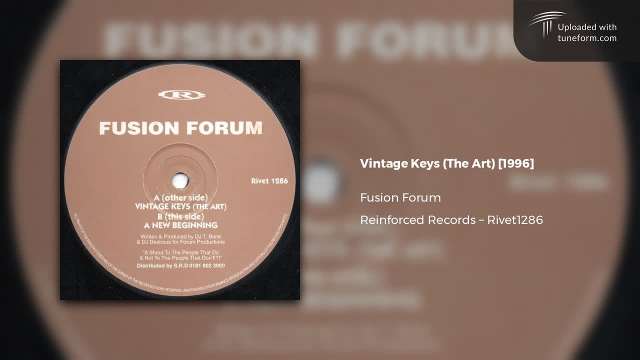 Fusion Forum - Vintage Keys (The Art) [1996] - YouTube