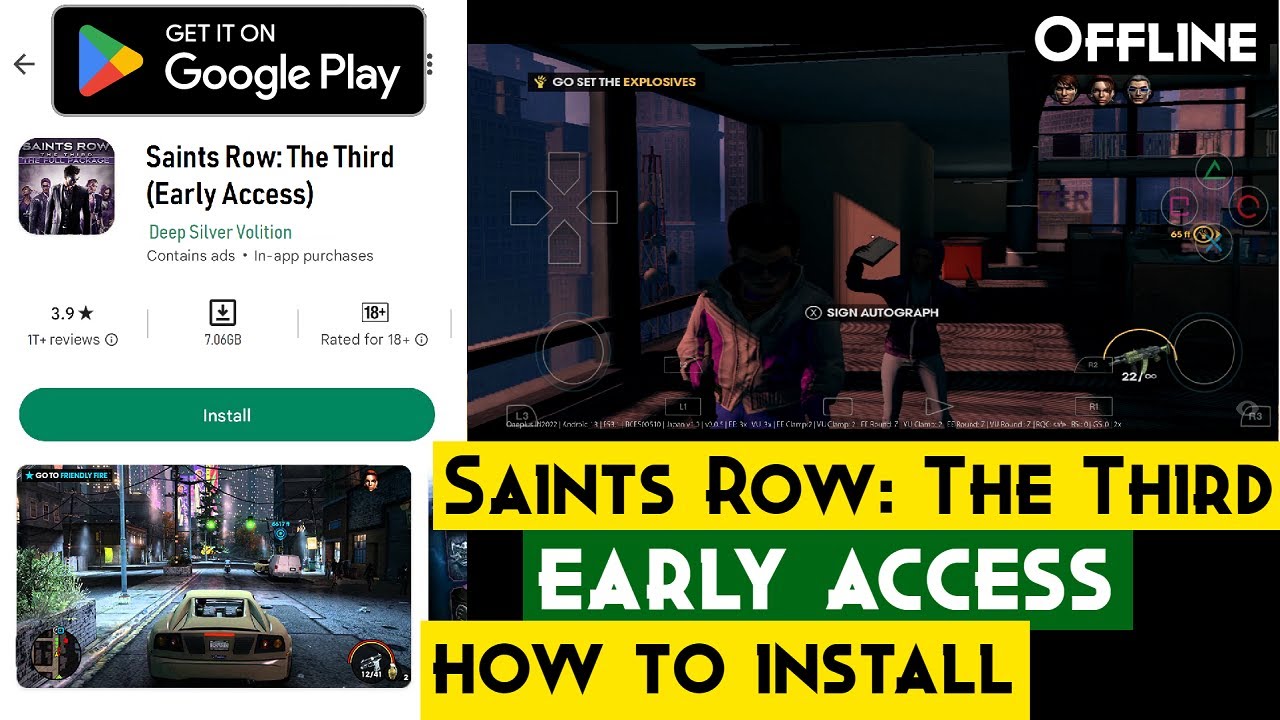 Saints Row The Third Android Available On Play Store | How To Install ...