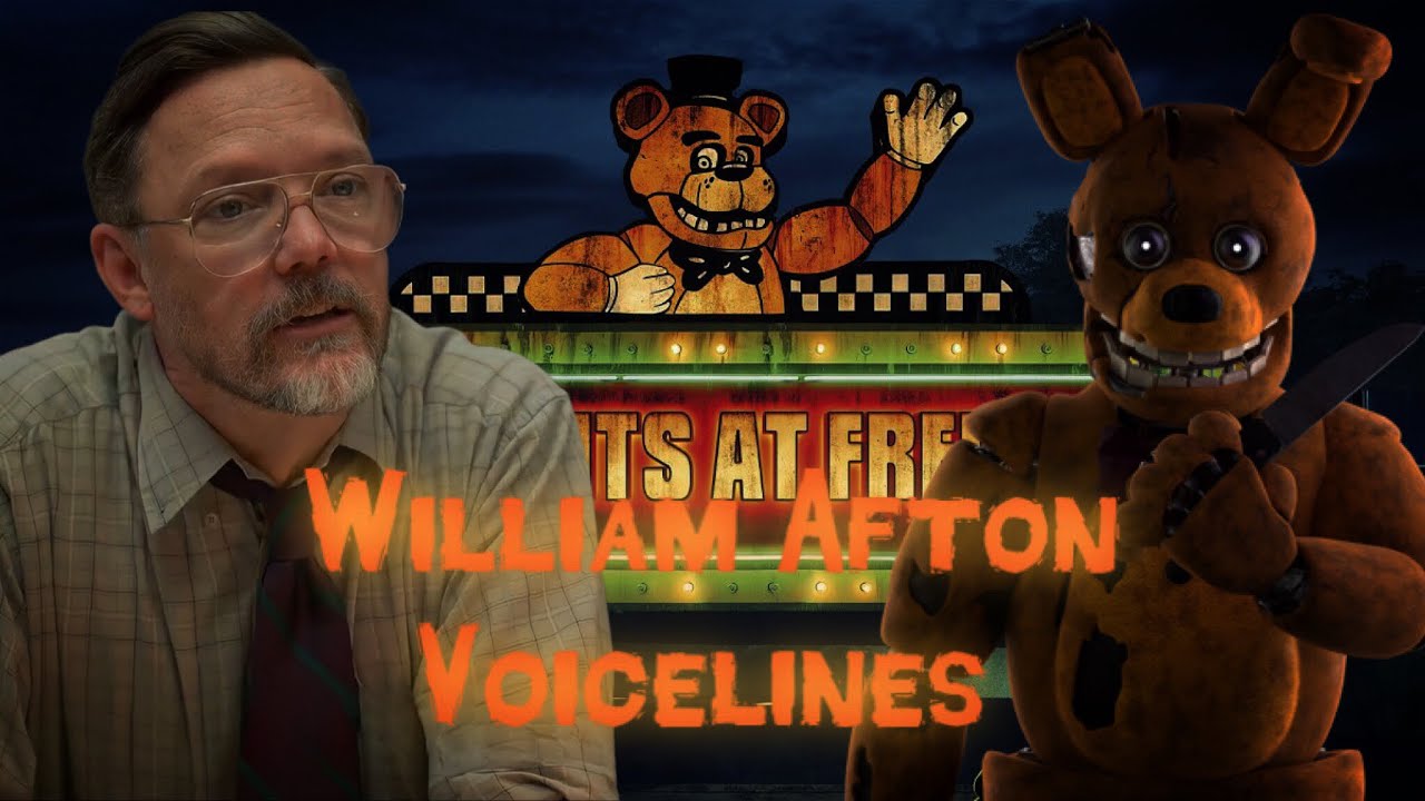 FNaF Movie William Afton/Steve Raglan/Springtrap All Voicelines - YouTube
