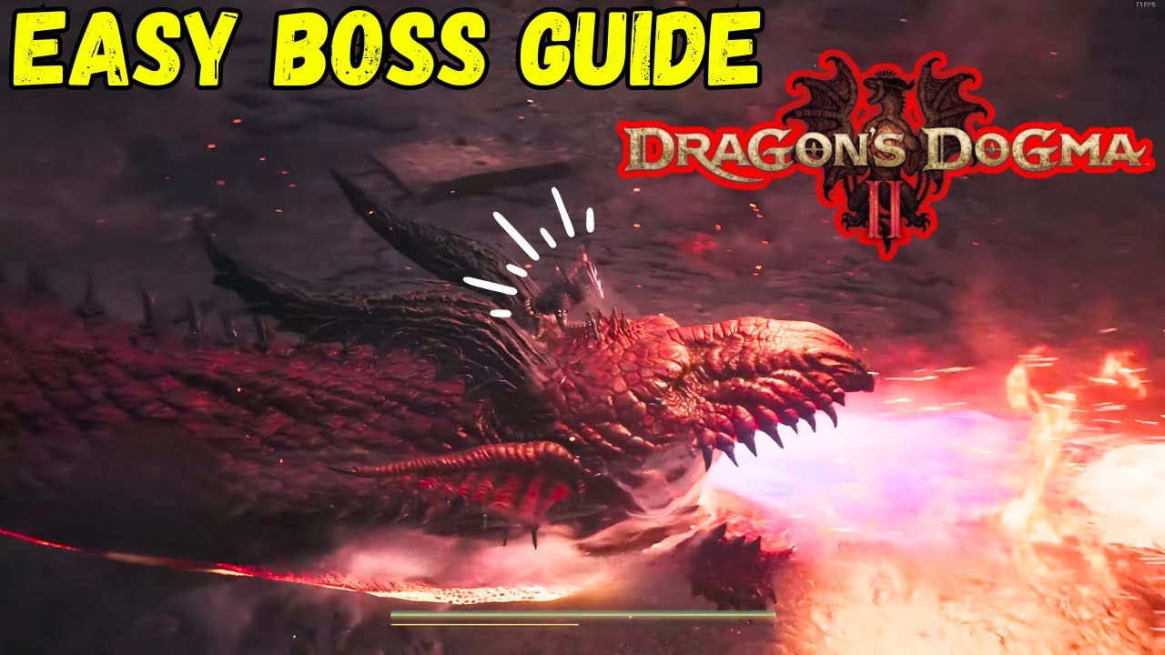 The Red Dragon Final Boss CHEESE Dragon's Dogma 2 - YouTube