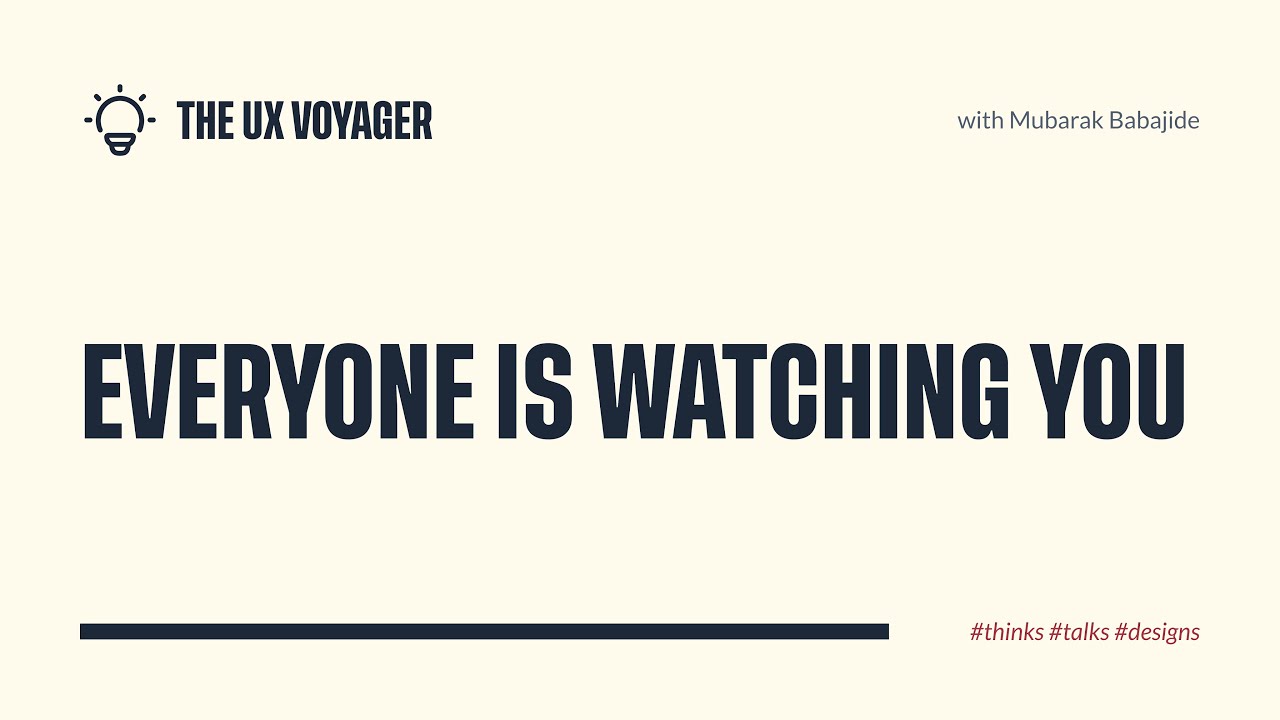 S2E02 - Everyone is watching you - YouTube