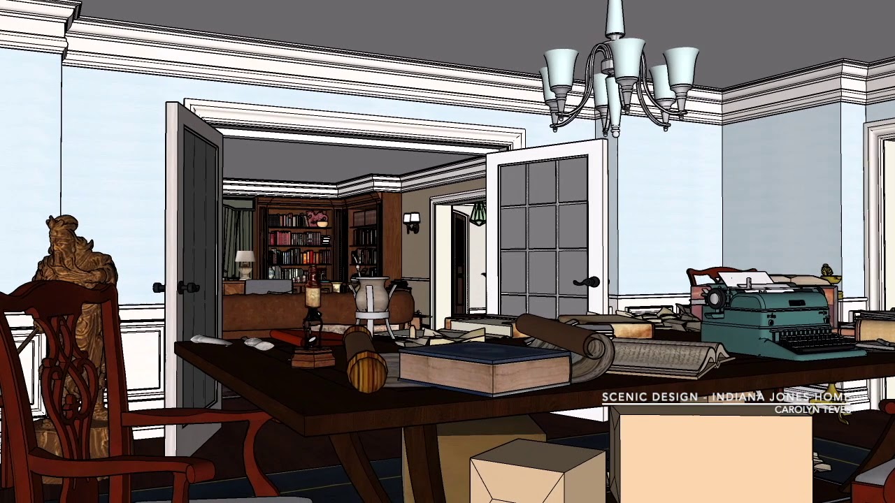 Indiana Jones Set Design - Indy's Home - YouTube