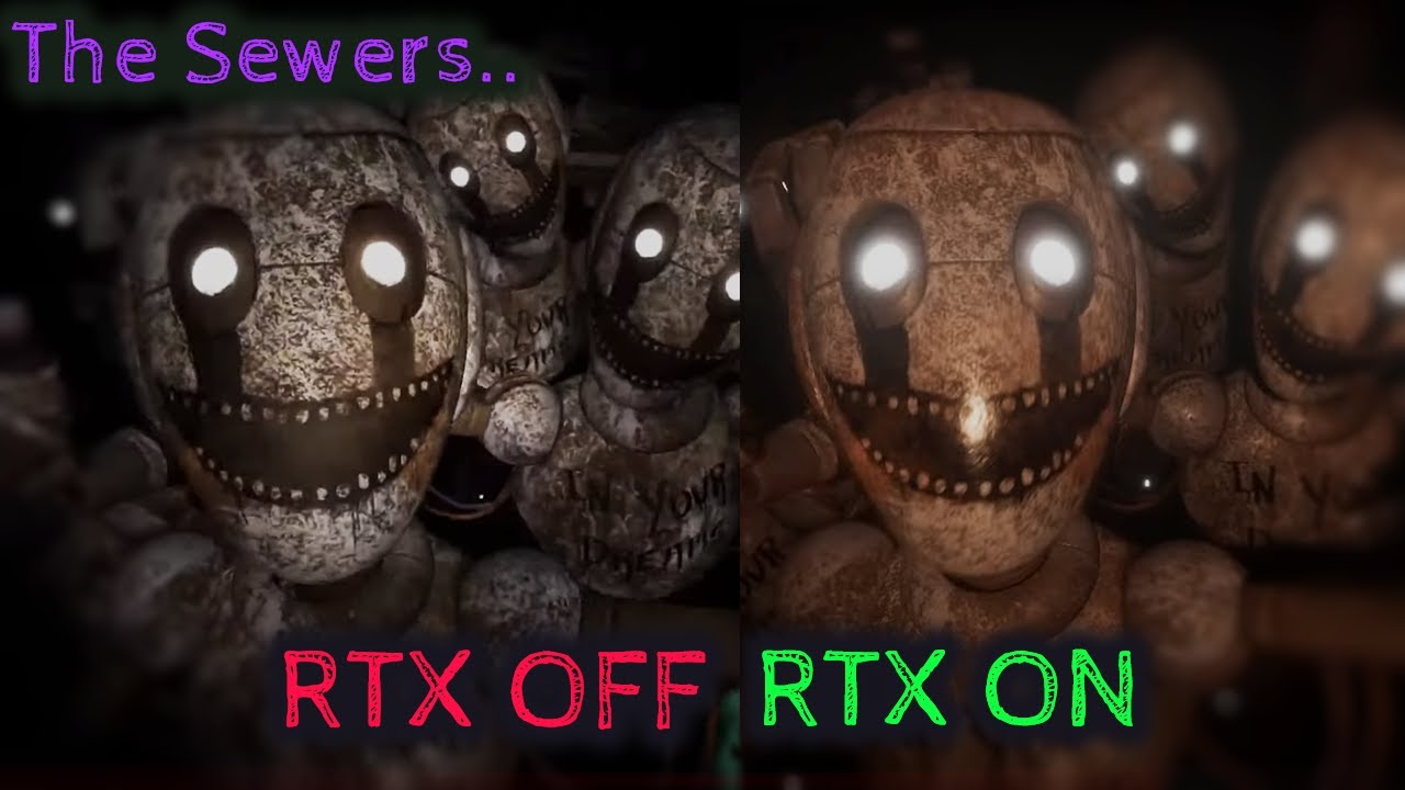 FNAF Security Breach Modded RTX - The Sewers.. - YouTube