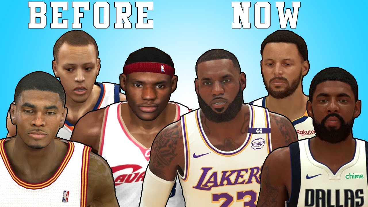First and last appearance of the most famous players in NBA 2K games ...