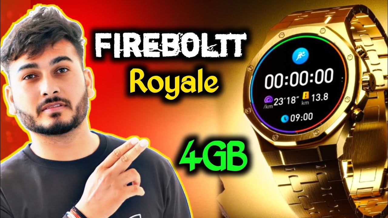 Fire Boltt Royale : Launching Soon || All Features & Specs⚡4GB Inbuilt ...