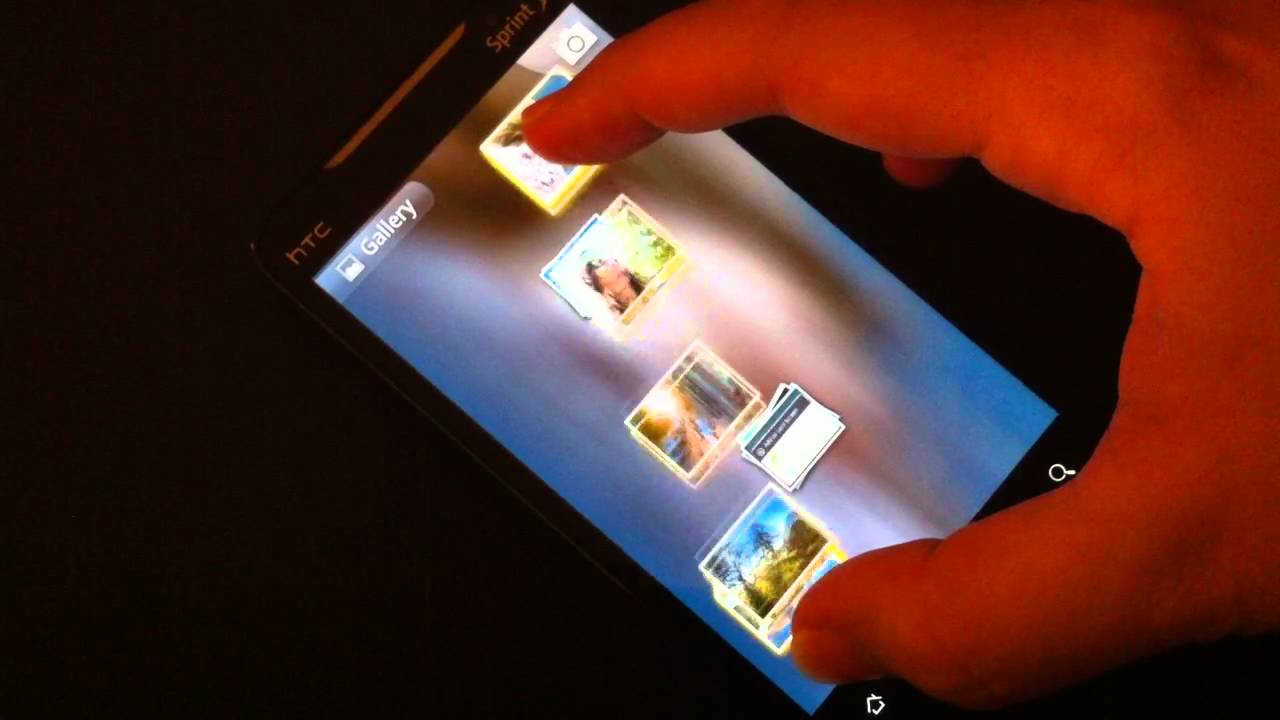Froyo 3D Gallery app on HTC EVO 4G - YouTube