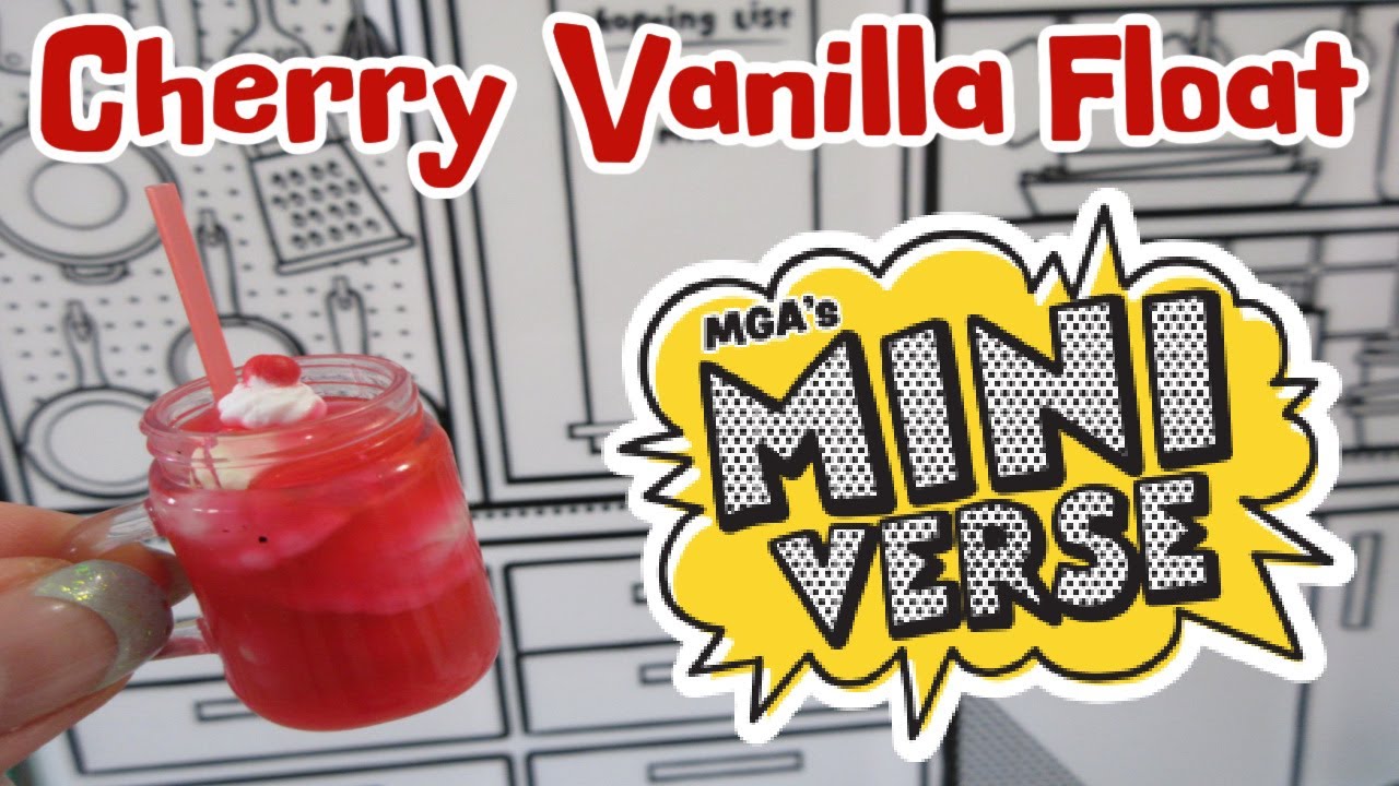 Miniverse Cafe Series 2 Cherry Vanilla Float!! - YouTube
