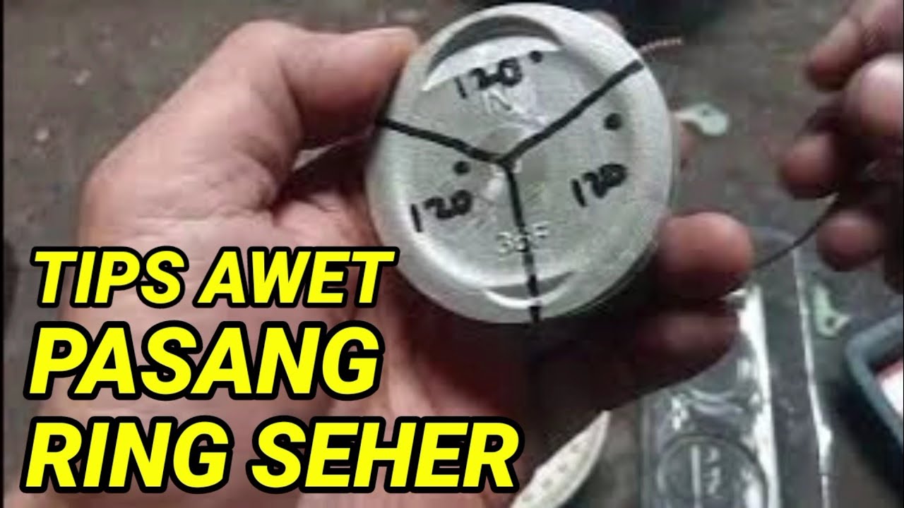 " Tips pasang ring seher motor honda yang benar agar awet" - YouTube