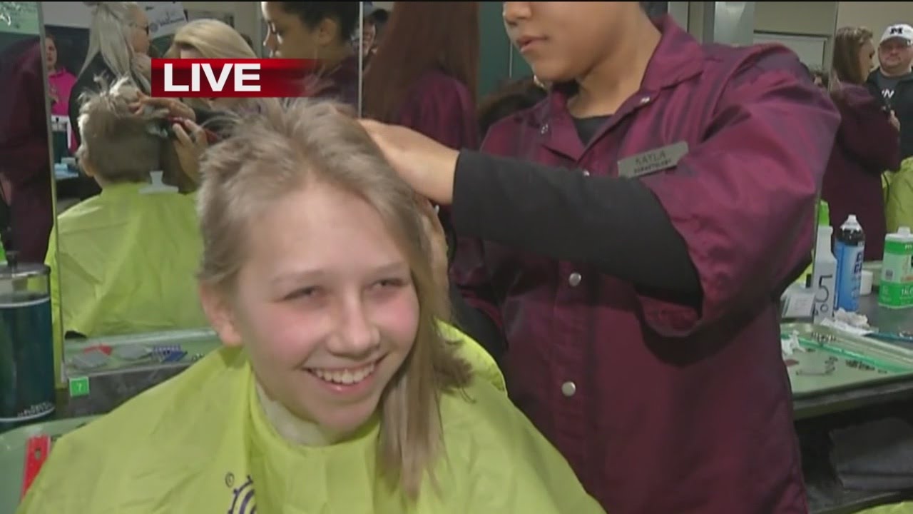 14th Annual "Goin' Bald for Bucks" - YouTube
