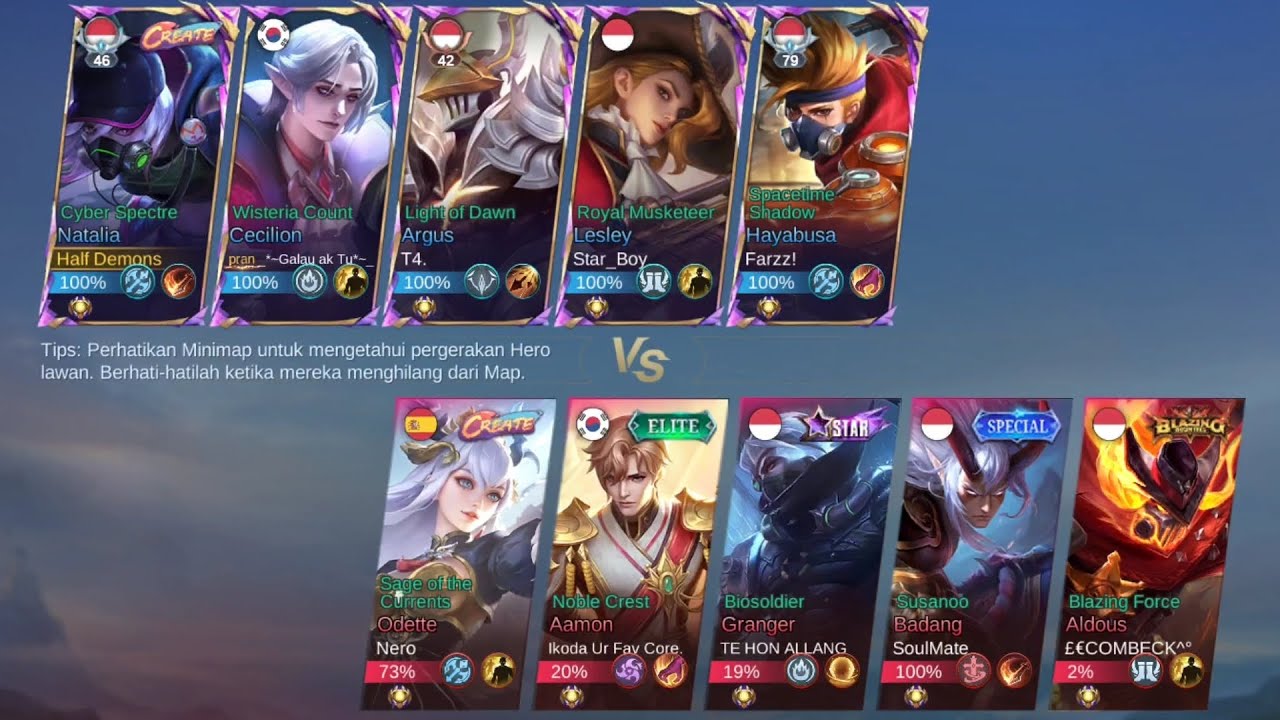 SOLO RANK KE 606 SEASON 34 TIER HONOR | HERO NATALIA | MOBILE LEGENDS ...