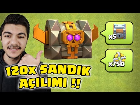 120x SANDIK AÇTIM !! - Clash Of Clans