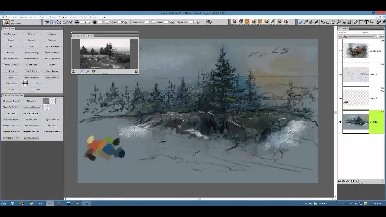 Traditional Art Paint Jam - Session 2, Live painting - YouTube