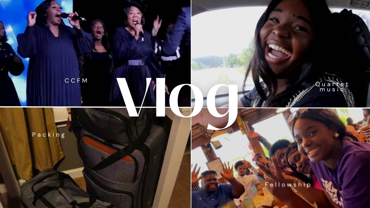 VLOG| CCFM Conference + BTS of my brand photoshoot + quartet music ...