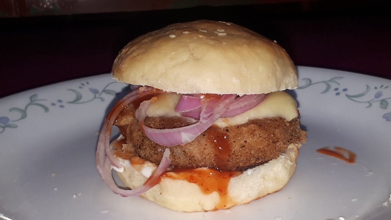 Veggie Aloo burger recipe - YouTube