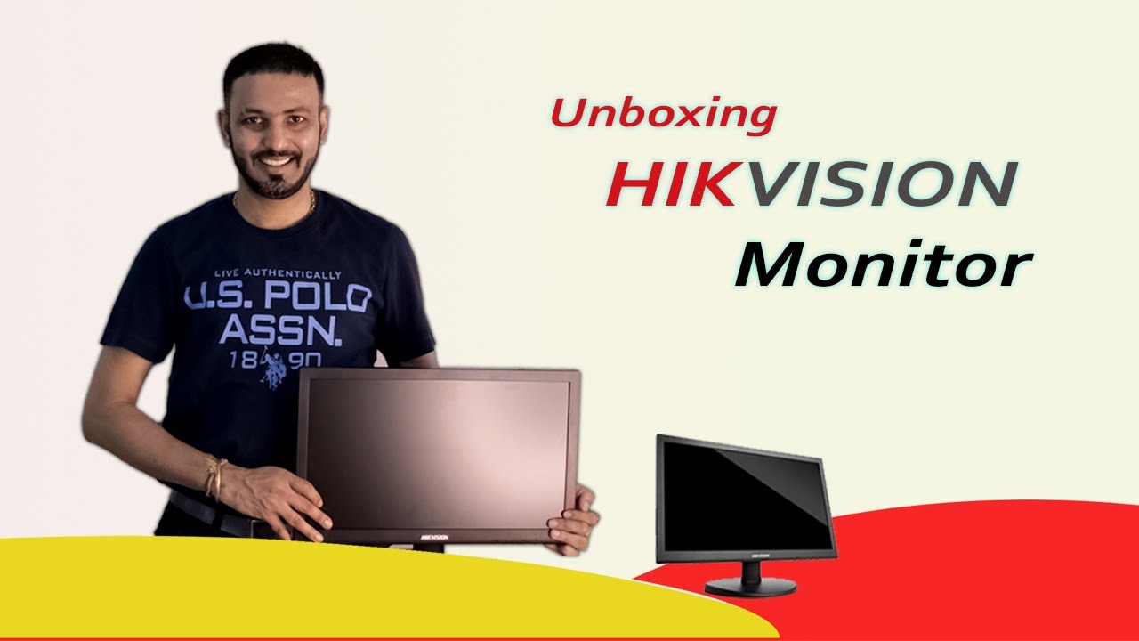 UNBOXING HIKVISION LED MONITOR : HIKVISION 18.5 INCH LED MONITOR - YouTube