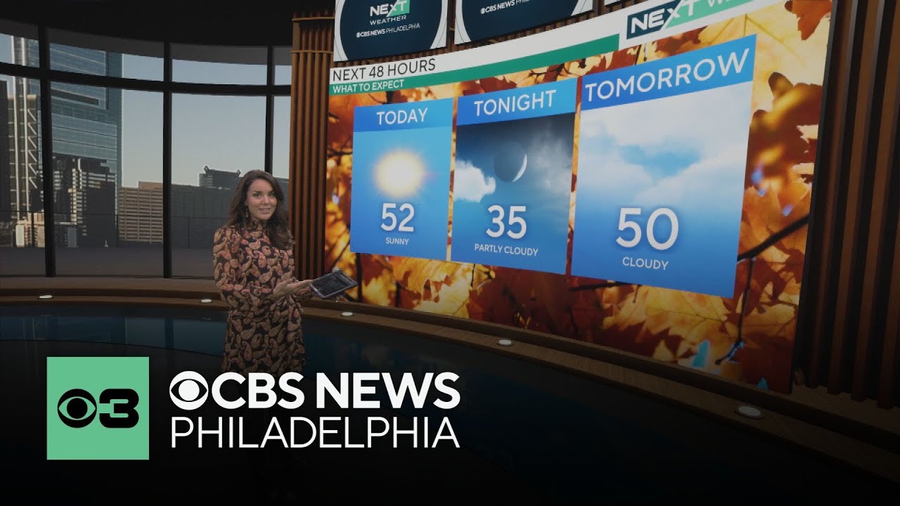 Chilly fall weather around Philadelphia Wednesday; much-needed rain ...