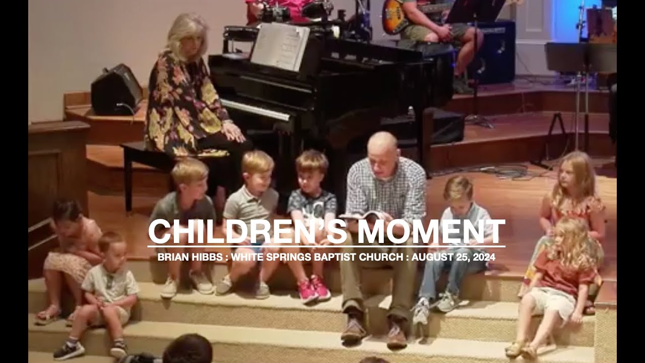 Brian Hibbs // Children's Moment // 08.25.2024 - YouTube