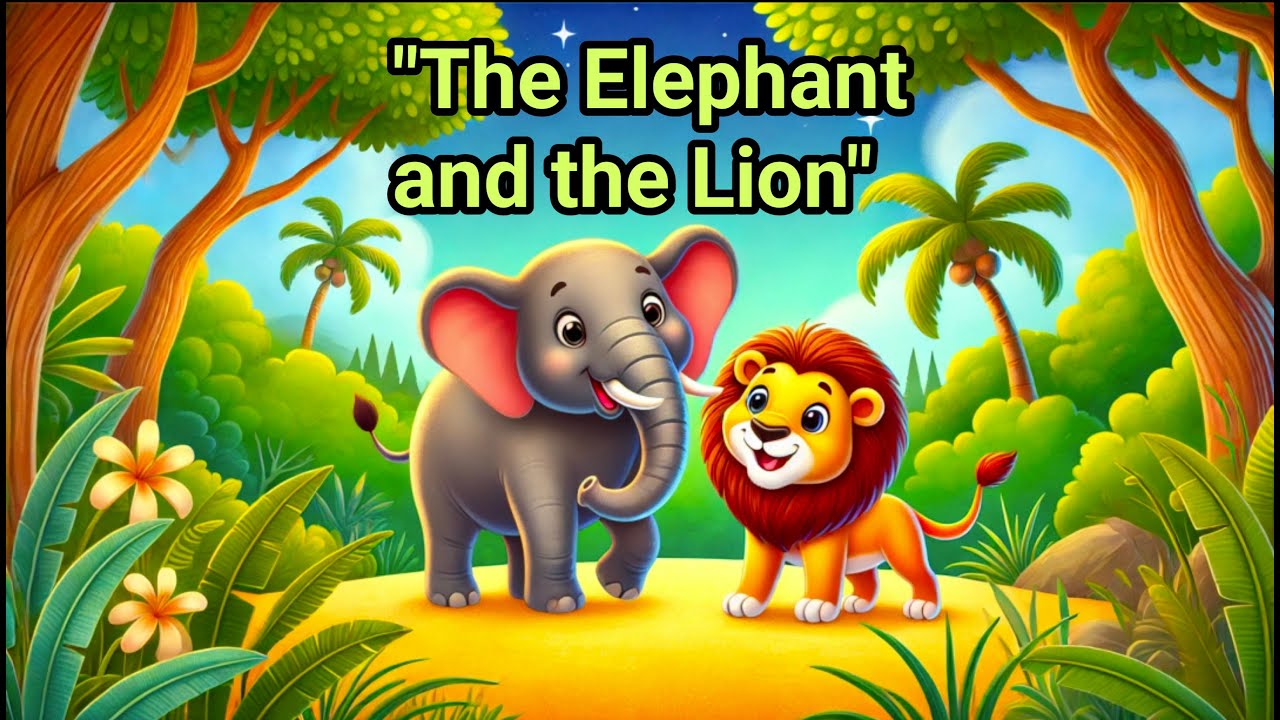 ELEPHANT STORY ELEPHANT KIDS | ELEPHANT AND THE LION STORY | ELEPHANT ...