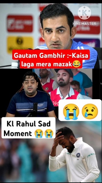 Kl Rahul Sad moment 😭😭#indiancricket #klrahul #rohitsharma #viralshorts ...