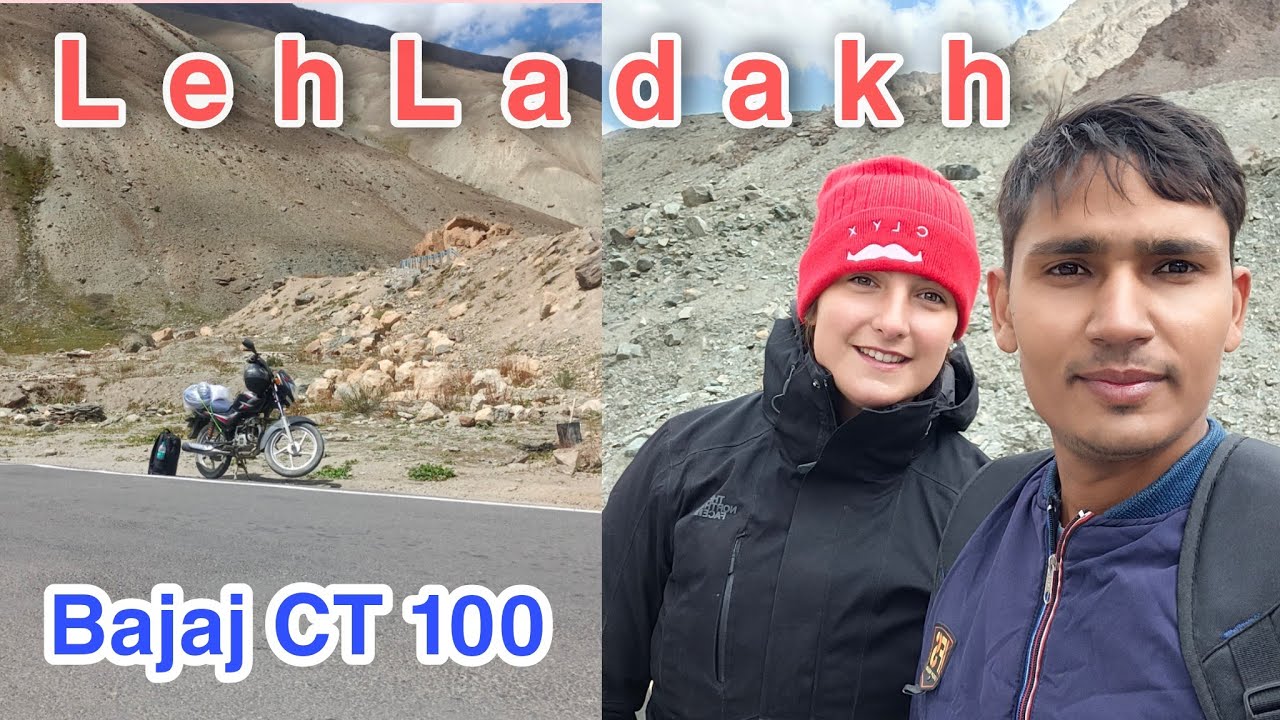 leh Ladakh riding with 100cc bike _ javed explorer - YouTube