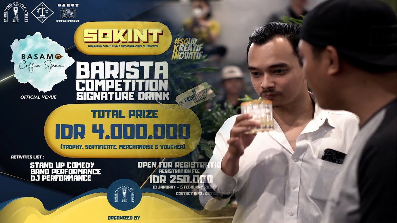 TANGERANG COFFEE STREET 2nd ANNIVERSARY | BASAMO COFFEE SPACE - YouTube