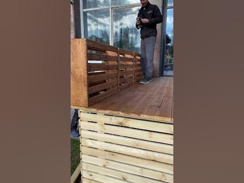 Установка кашпо на террасу - как сделать 🧤 - YouTube