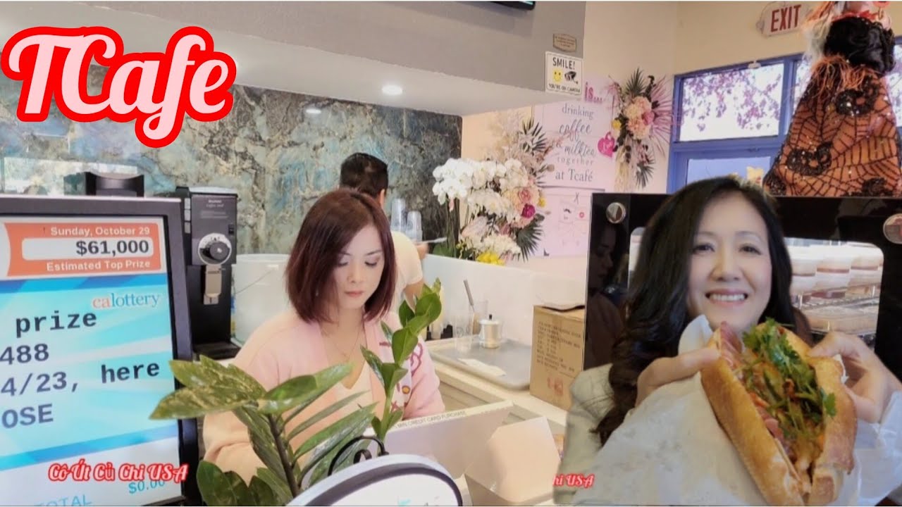 Tiệm TCafe Chính Thức Khai Trương l Cô Út Củ Chi USA #vuonsendanhaut - YouTube