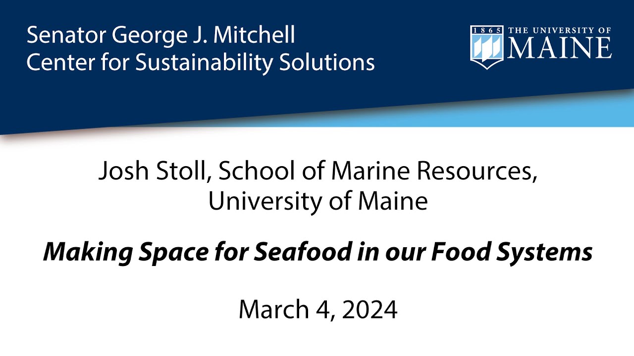 Joshua Stoll, Mitchell Center Talk Series, 3/4/2024 - YouTube