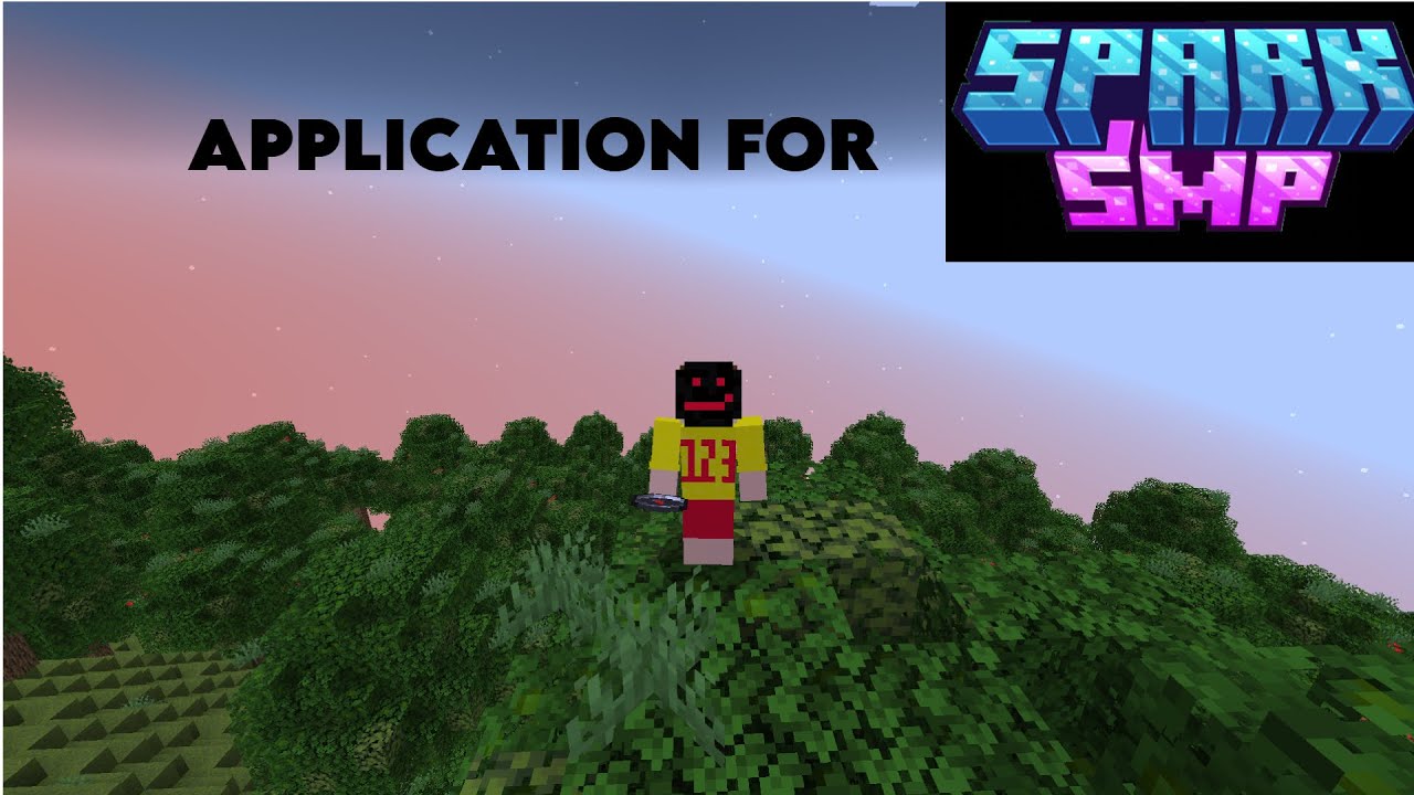 my application for the spark smp - YouTube