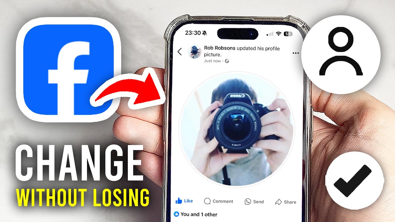 How To Change Facebook Profile Picture Without Losing Likes or Comments ...