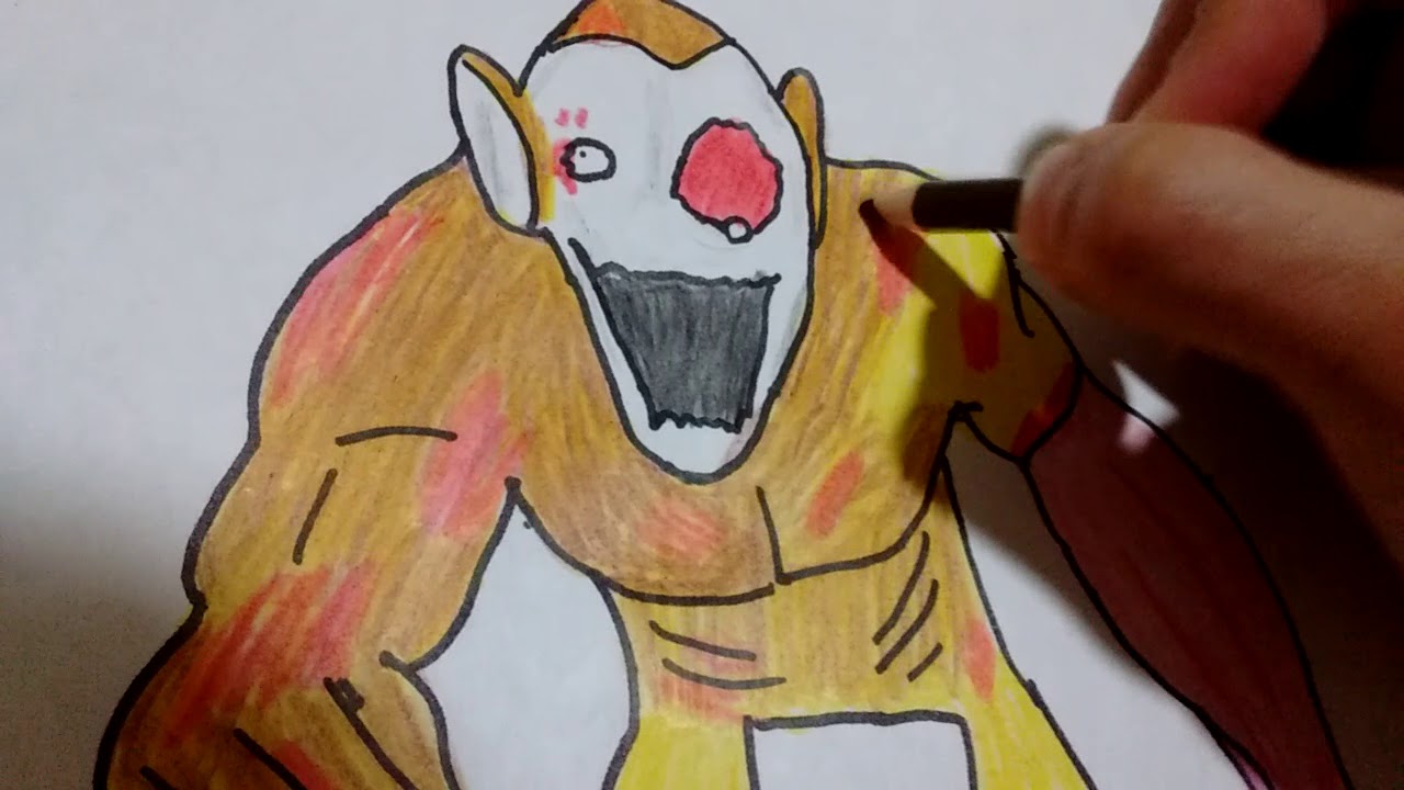 Como pintar al teletubbie de las cuevas slendytubb 2parte/how to draw ...