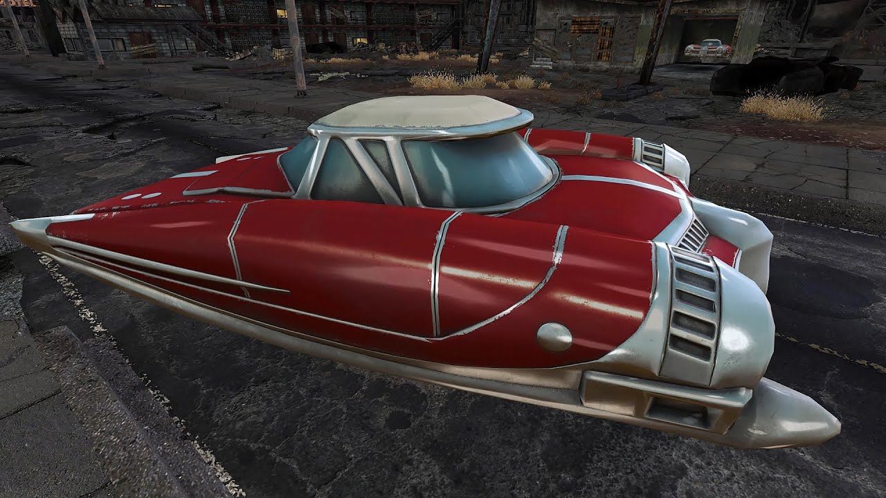 Drivable Flying Concept Car in Fallout New Vegas - YouTube
