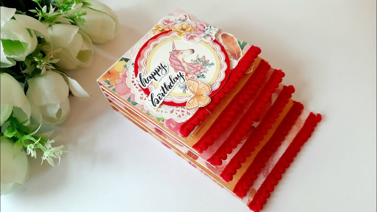 DIY Handmade Scrapbook for Birthday | Beautiful Scrapbook Making Ideas ...