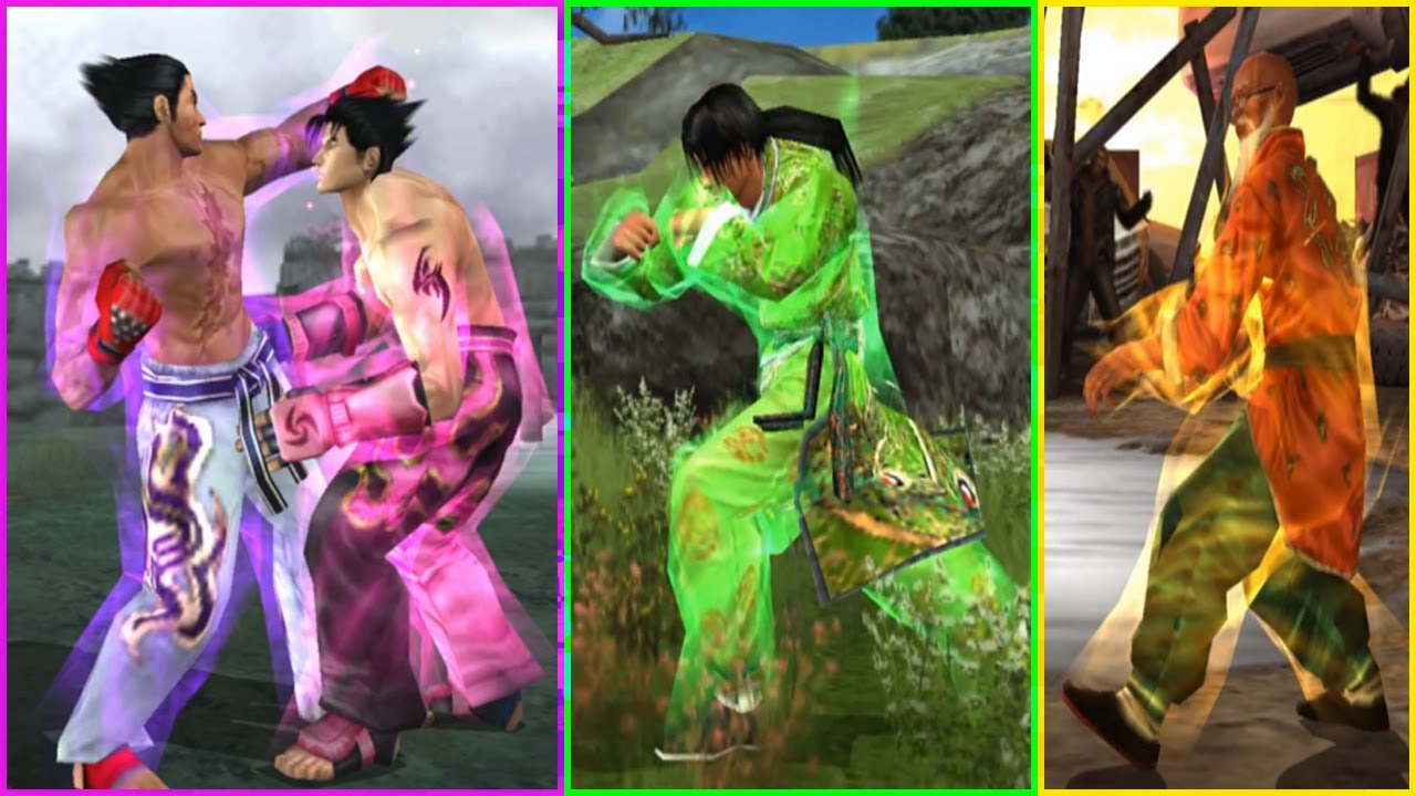 Devil aura vs All auras | Tekken 5 : Dark Resurrection - YouTube