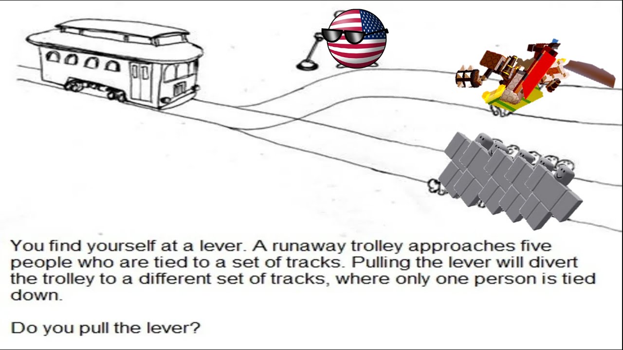 The Trolley Problem (ROBLOX animation) - YouTube