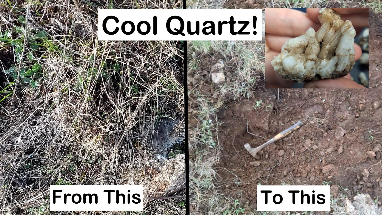 Discovering A Cool Quartz Seam!! Ontario Rockhounding - YouTube