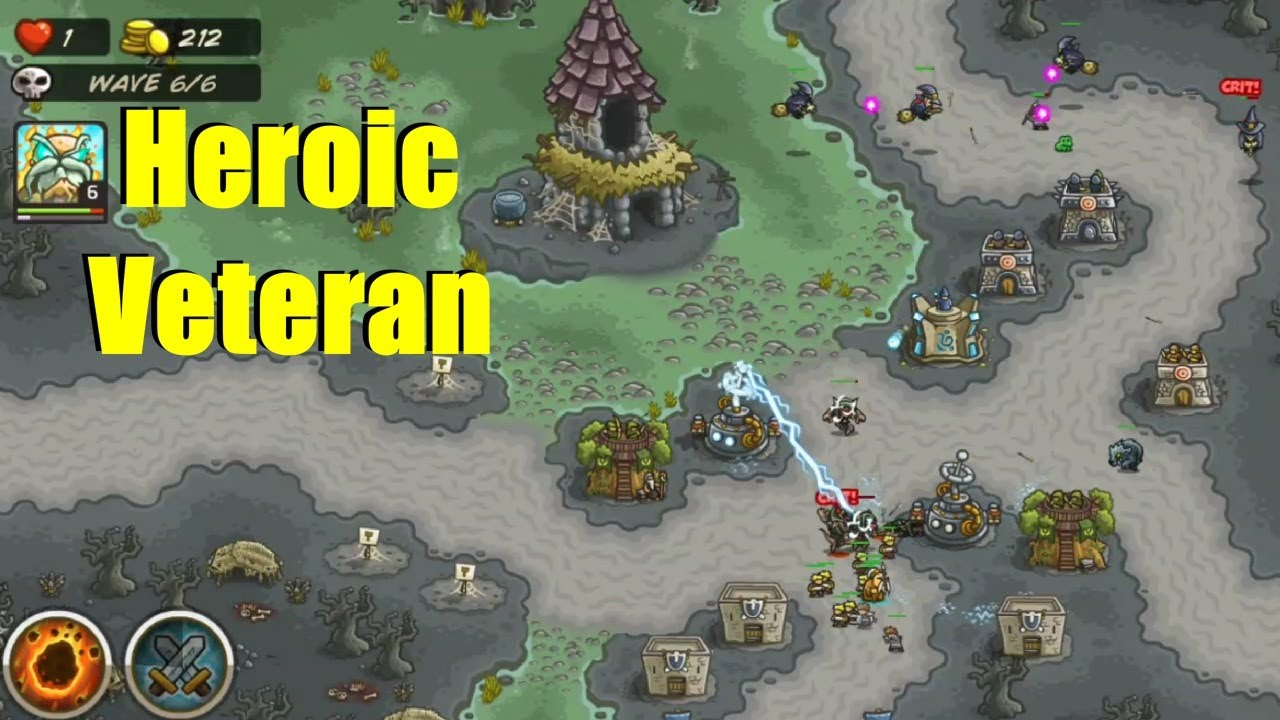 Nightfang Swale Veteran Heroic Challenge – Kingdom Rush Original - YouTube